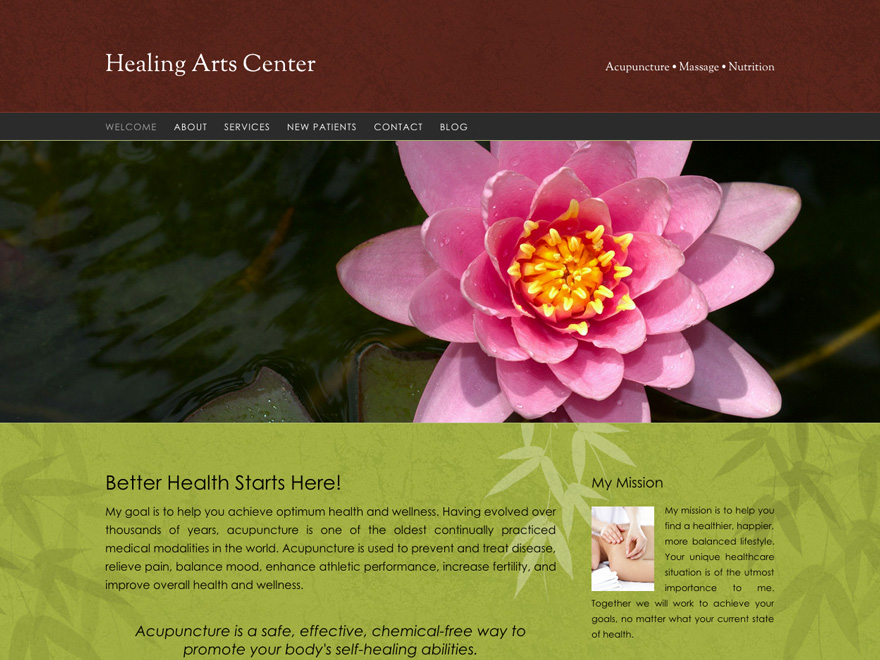 Acupuncture Website Designs | QiSites | Responsive Acupuncture Themes